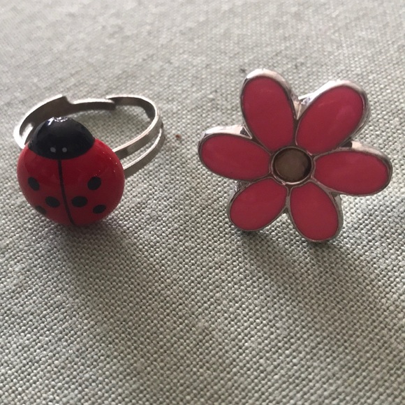Marc Jacobs | Jewelry | 2 Silver Rings One Ladybug Has Adjustable Band ...